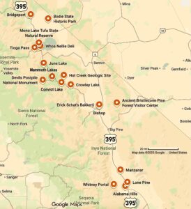California Highway 395 Road Trip: Best Stops, Lakes, and Historic Sites ...